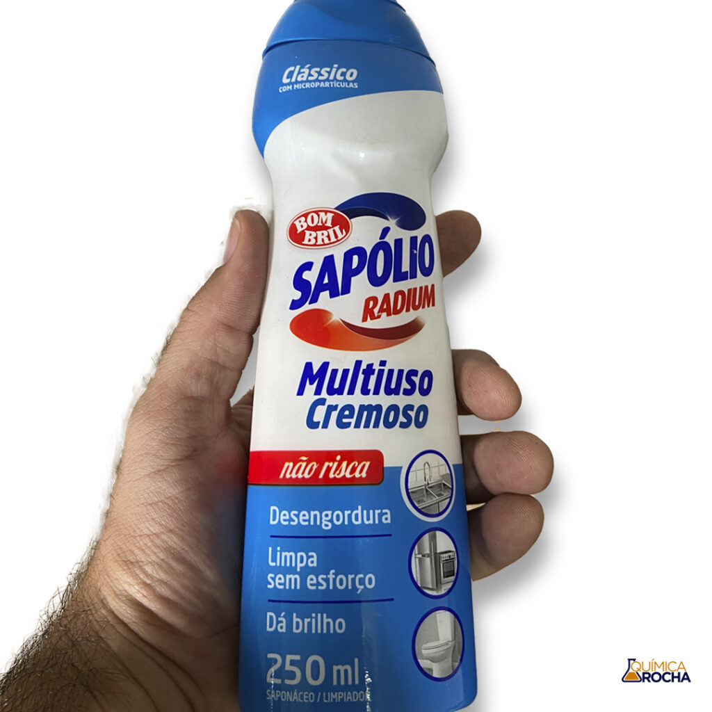 Sapólio Radium Multiuso Cremoso Clássico Bombril 250ml - Química Rocha
